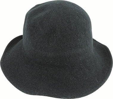 Boiled Wool Small Brim Hat with Mouldable Wire Brim – Winter Collectio