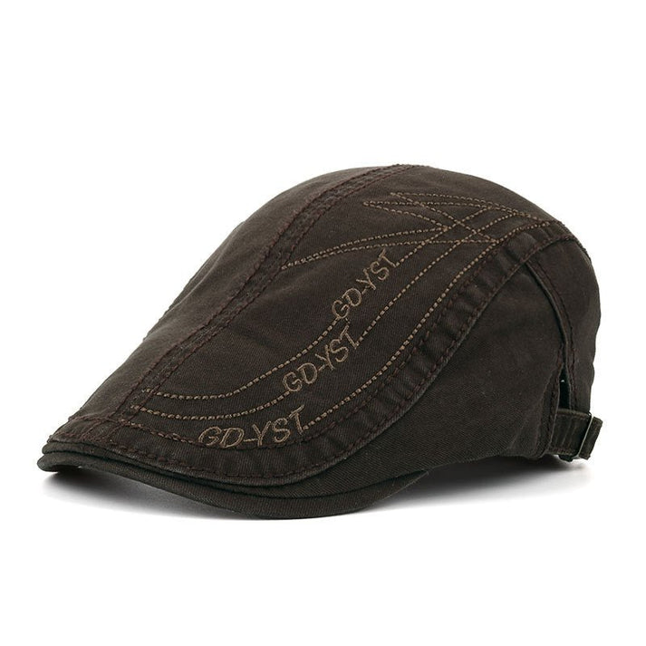 Men’s Pure Cotton Cheesecutter Cap – Casual Flat Cap for Everyday Wear